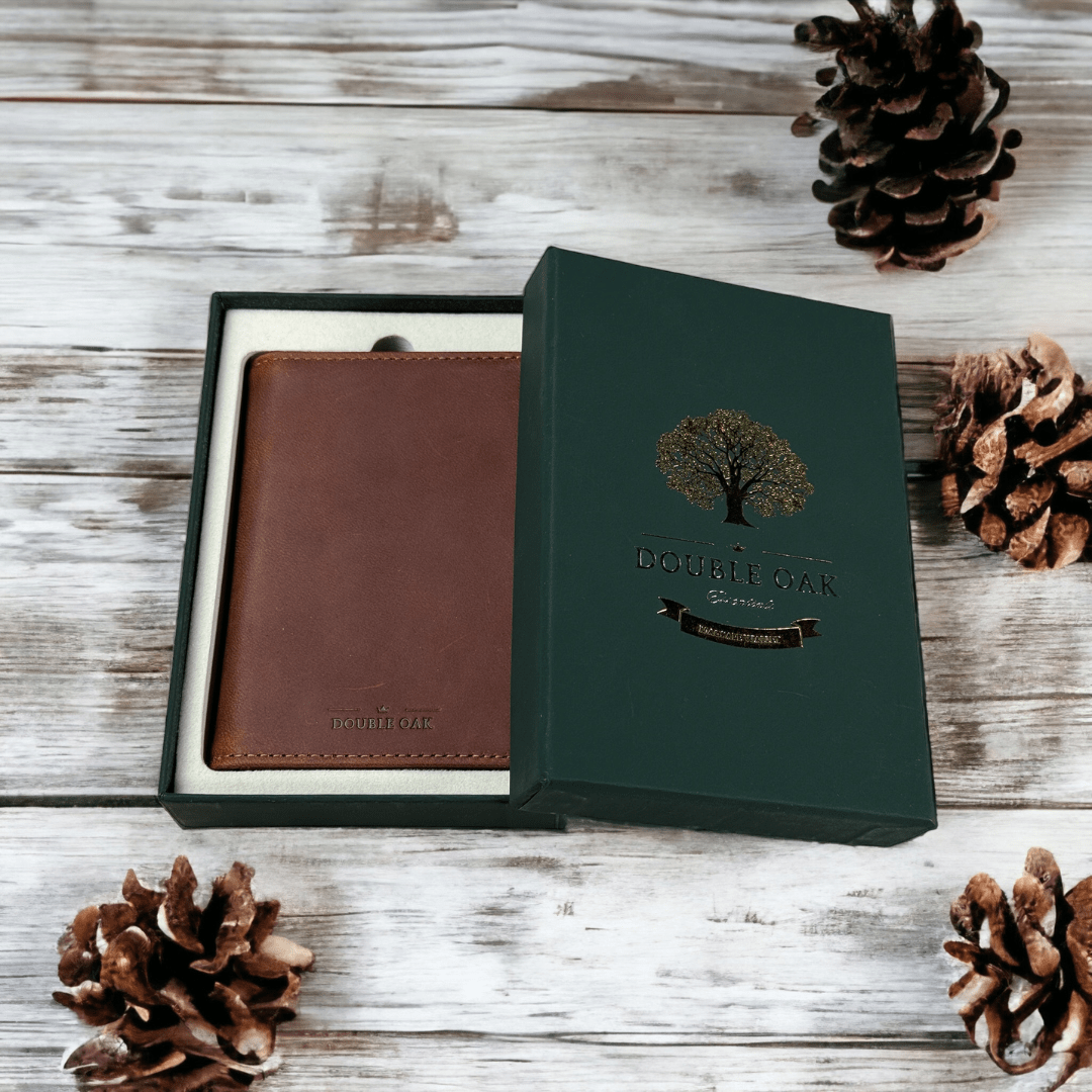 Double Oak Essentials | Leather Minimalist Wallet | Legacy Edition | S