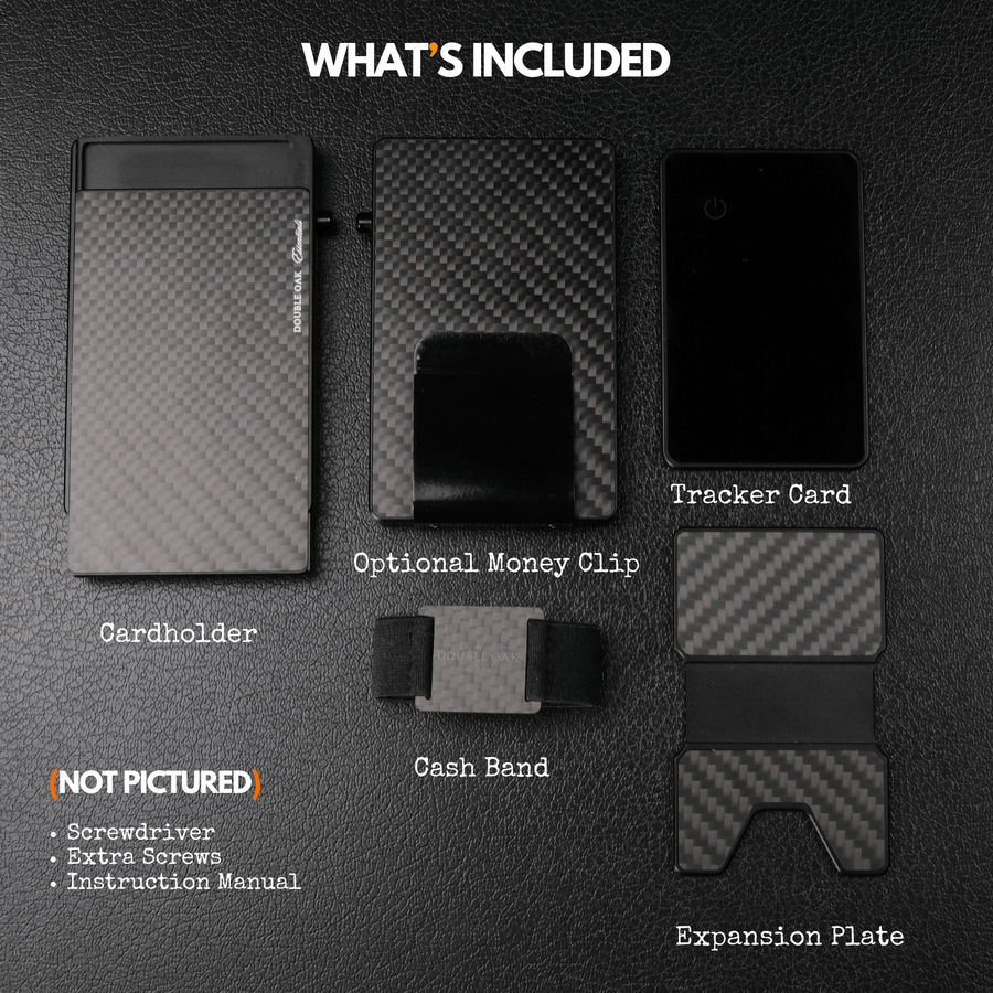 Carbon Fiber TRAK Wallet – Double Oak Essentials